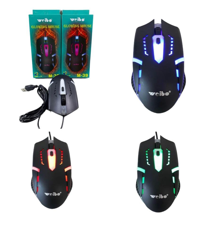 MOUSE WEIBO CON LUZ - oncealpormayor