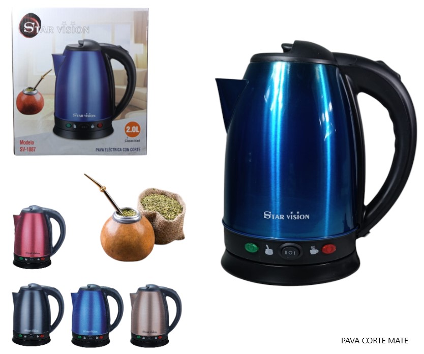 JARRA PAVA ELECTRICA C/CORTE MATE DE COLOR - oncealpormayor